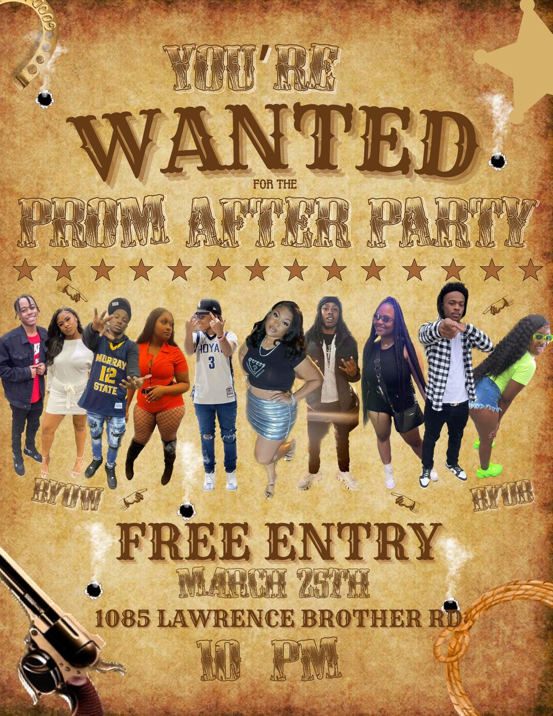 Western Party Flyer Template Cowboy Cowgirl Cowgirl Boots - Etsy