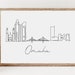 Omaha Skyline Wall Art, Printable Omaha City Poster, Nebraska City Wall ...