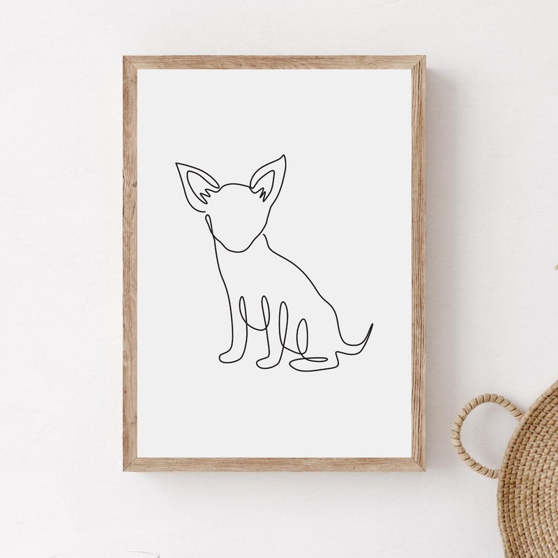 Chihuahua Drawing - Etsy