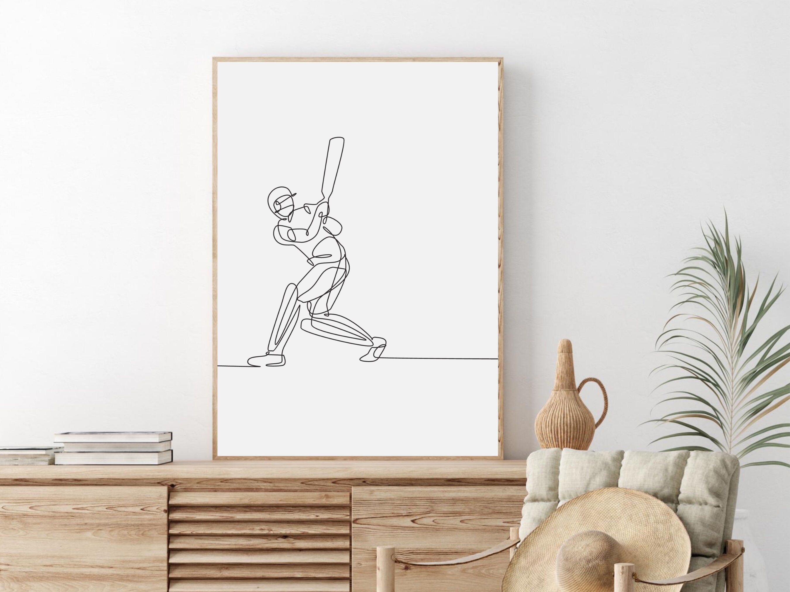 Cricket Poster Set of 3, Minimalist Cricket Wall Art, Cricket Print ...