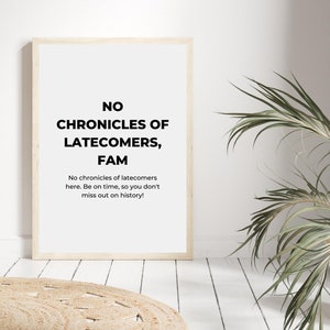 Funny History Classroom Decor, Printable History Class Wall Art ...