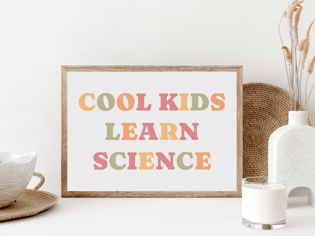 Science Classroom Wall Art, Printable Science Class Poster, School ...