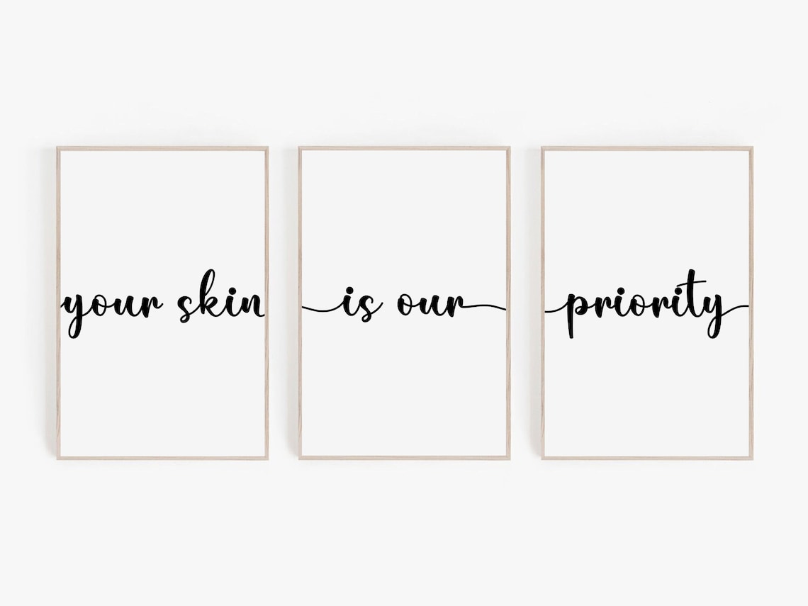 Skin Clinic Wall Art, Dermatology Office Decor, Your Skin is Our ...