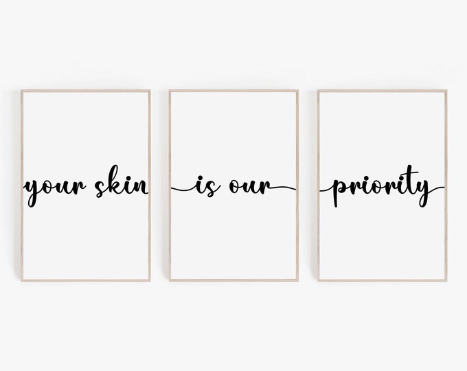Dermatology Art Print, Skin Art, Younger and Ageing Skin Print ...