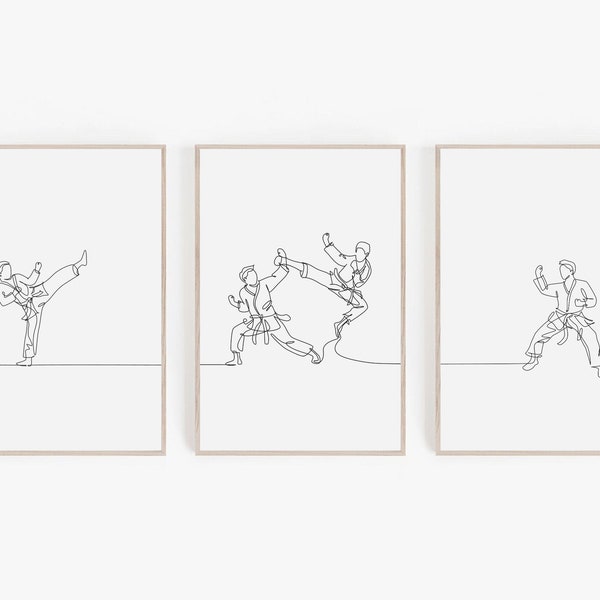 Karate Poster - Etsy