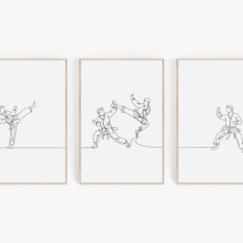 Karate Poster - Etsy