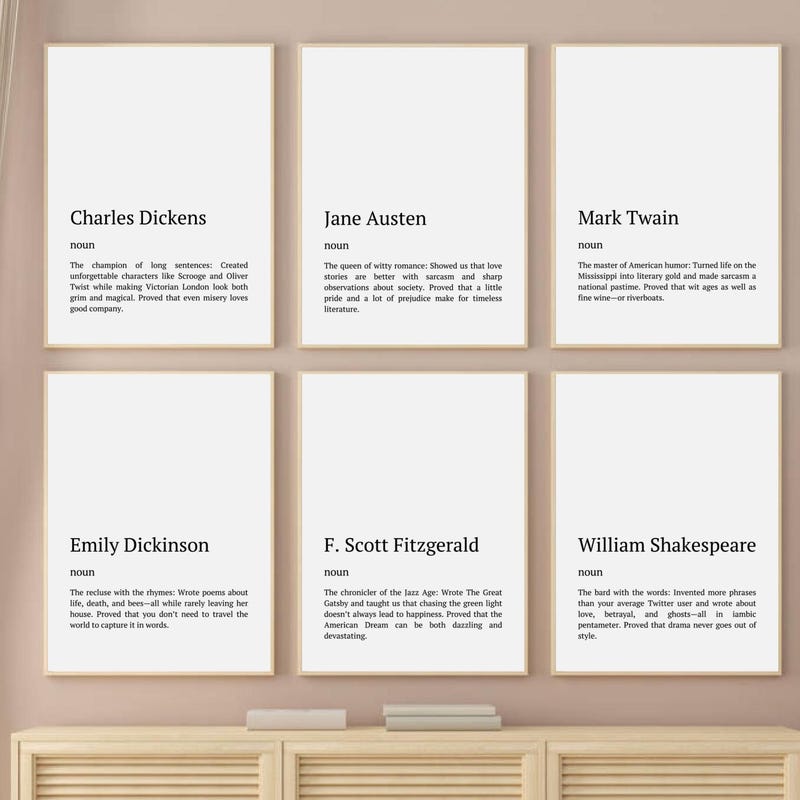 Famous Author Quotes - Etsy