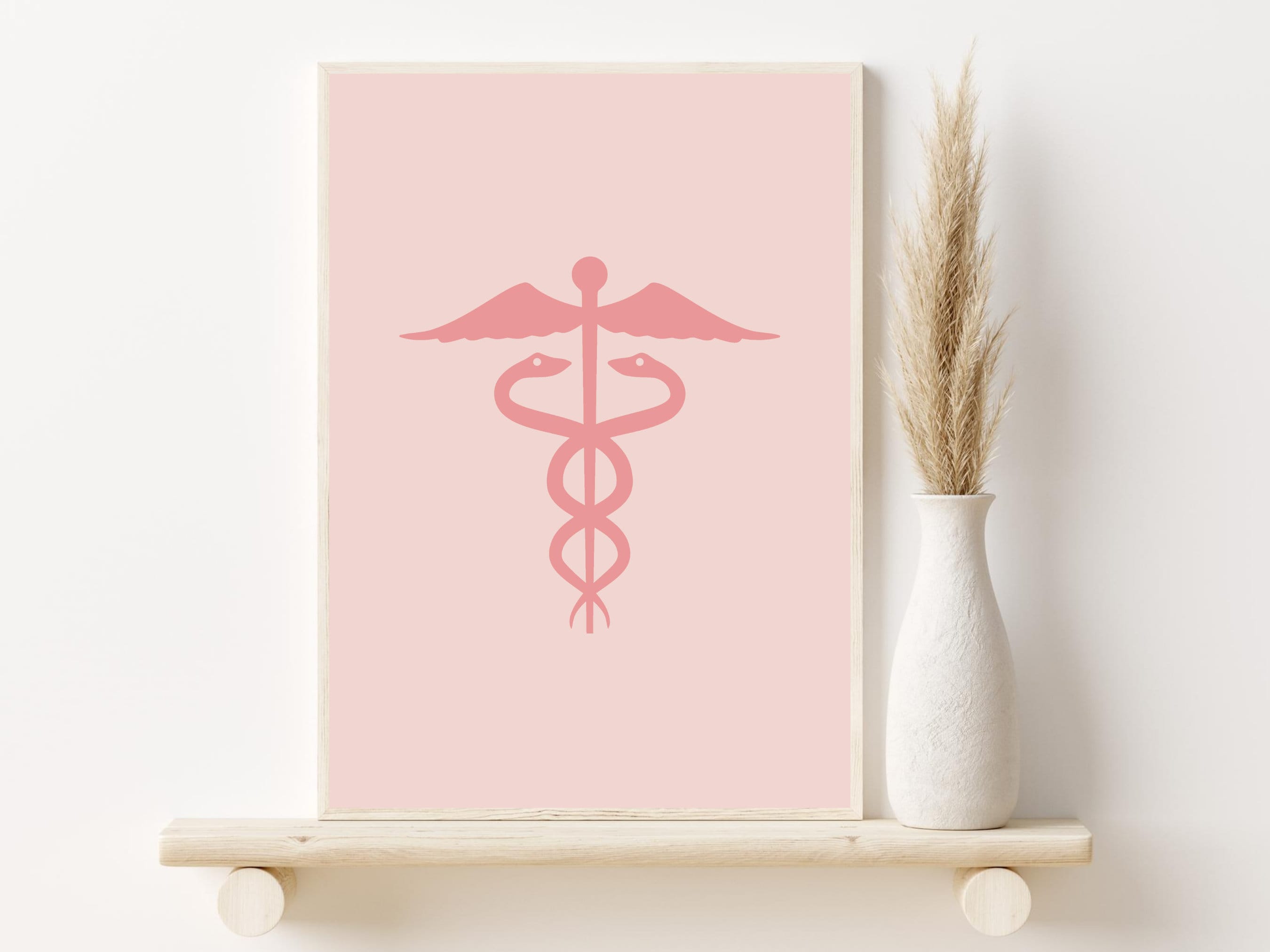 Pink Medical Art Medical Student Dorm Decor Medical Office - Etsy