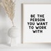 Work Motivational Wall Art, Inspirational Quote, Home Office Poster ...