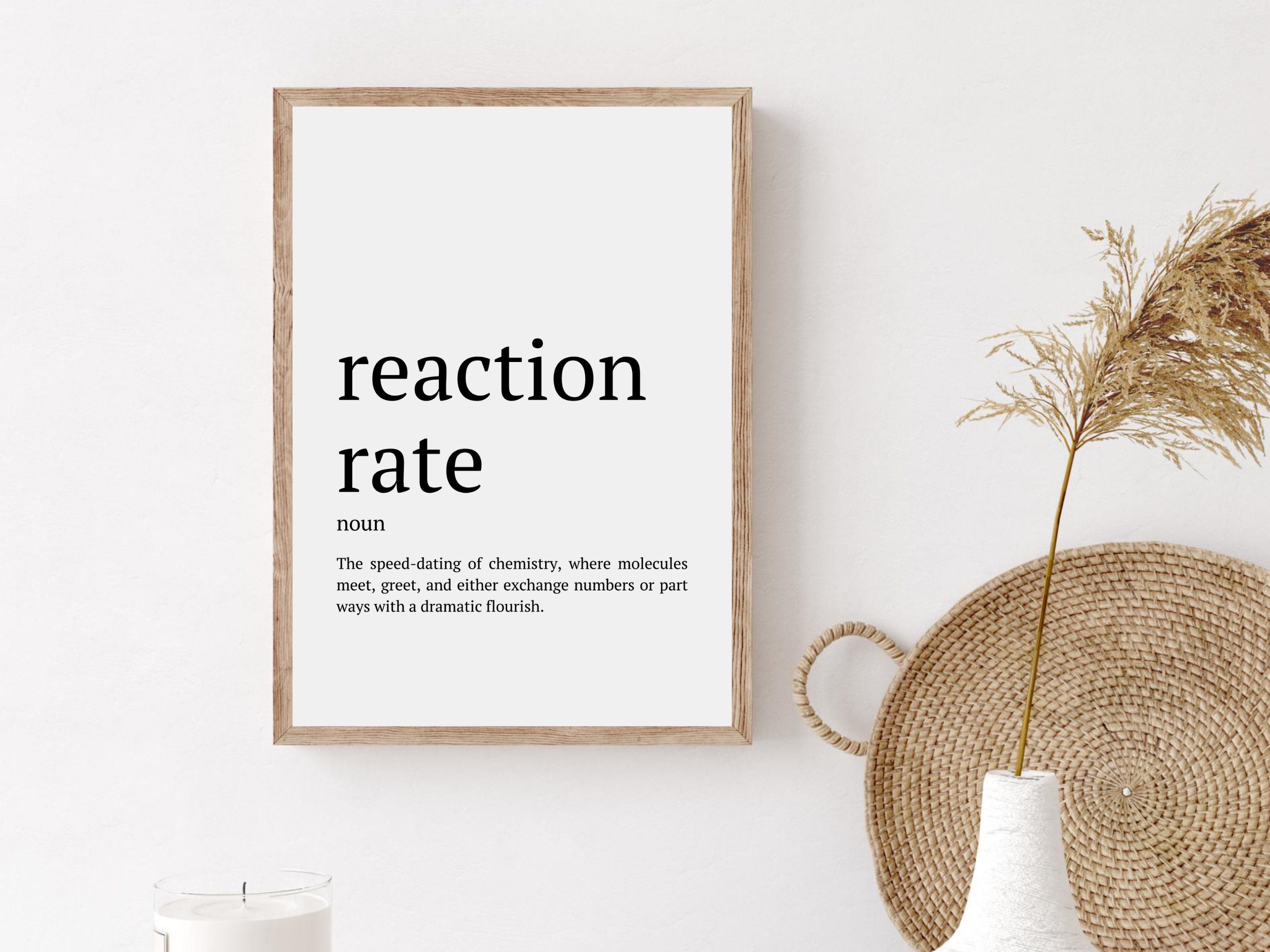 Funny Chemistry Classroom Wall Decor Chemistry Definition - Etsy