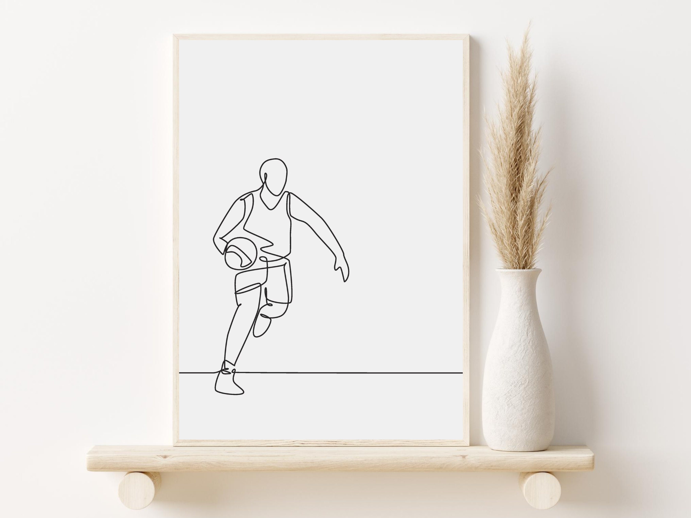 Basketball Poster Set of Three, Basketball Player Gift, Basketball ...