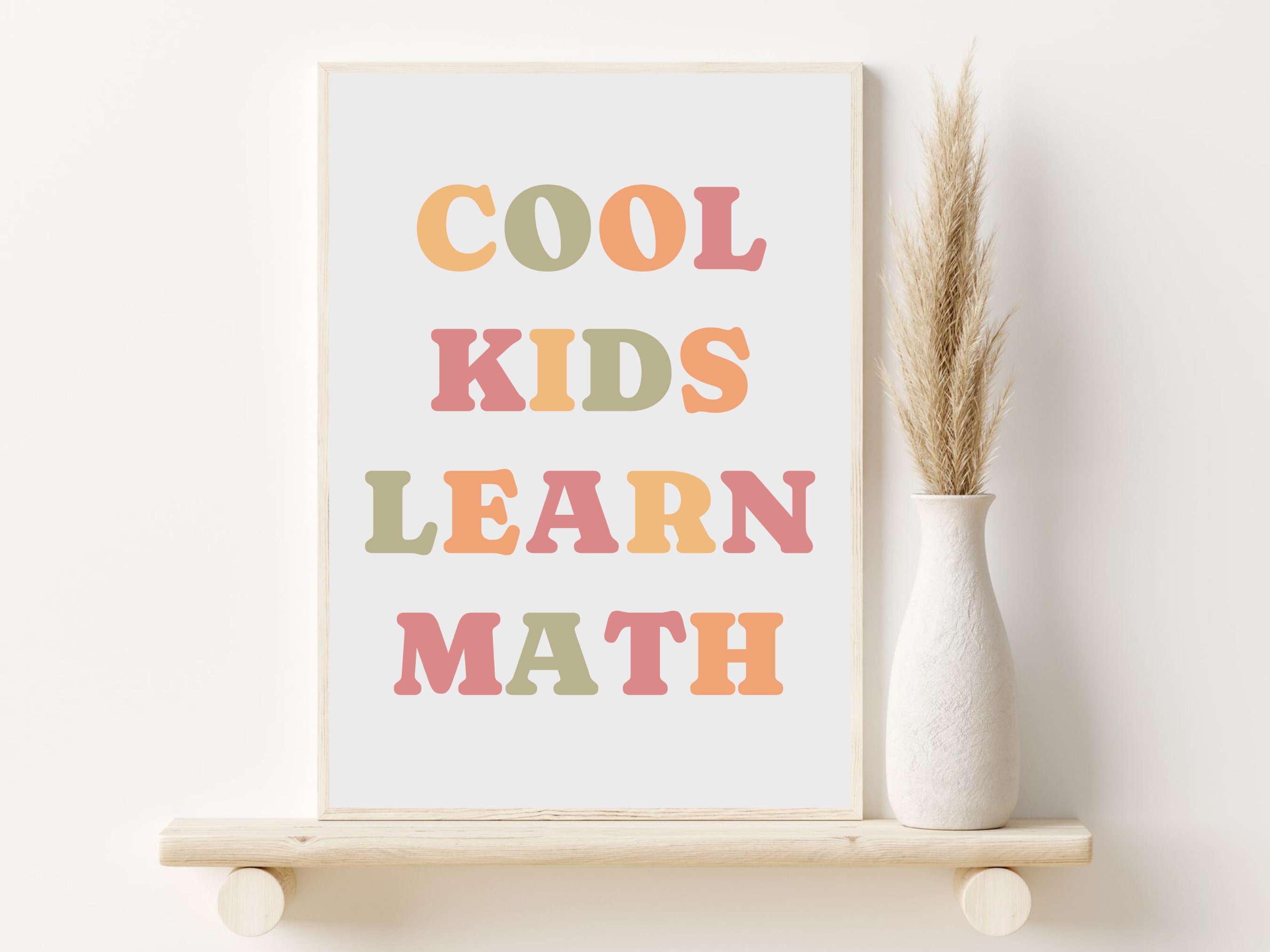 Math Classroom Wall Art Printable Mathematics Class Poster - Etsy