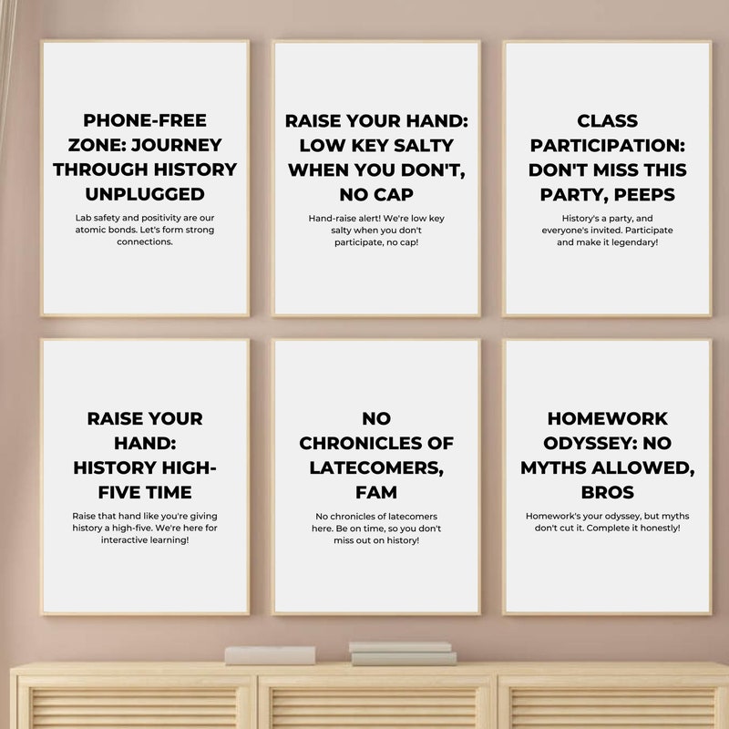 History Classroom - Etsy