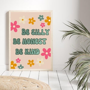 Retro Motivational Quote Wall Print Set of 12, Inspirational Sayings ...