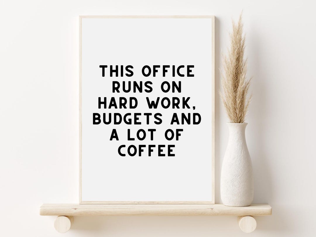 Funny Finance Office Wall Print, Minimalist Accountant Wall Decor ...
