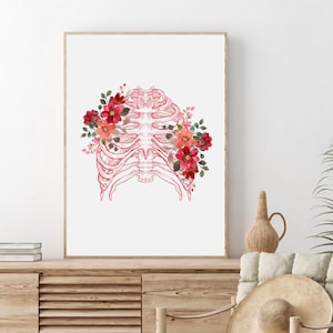 Human Anatomy Wall Art Set of 6, Anatomy Poster Bundle, Medicine ...