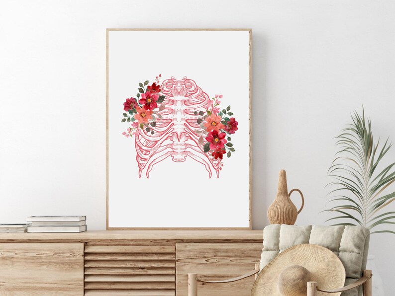 Human Anatomy Wall Art Set of 6, Anatomy Poster Bundle, Medicine ...