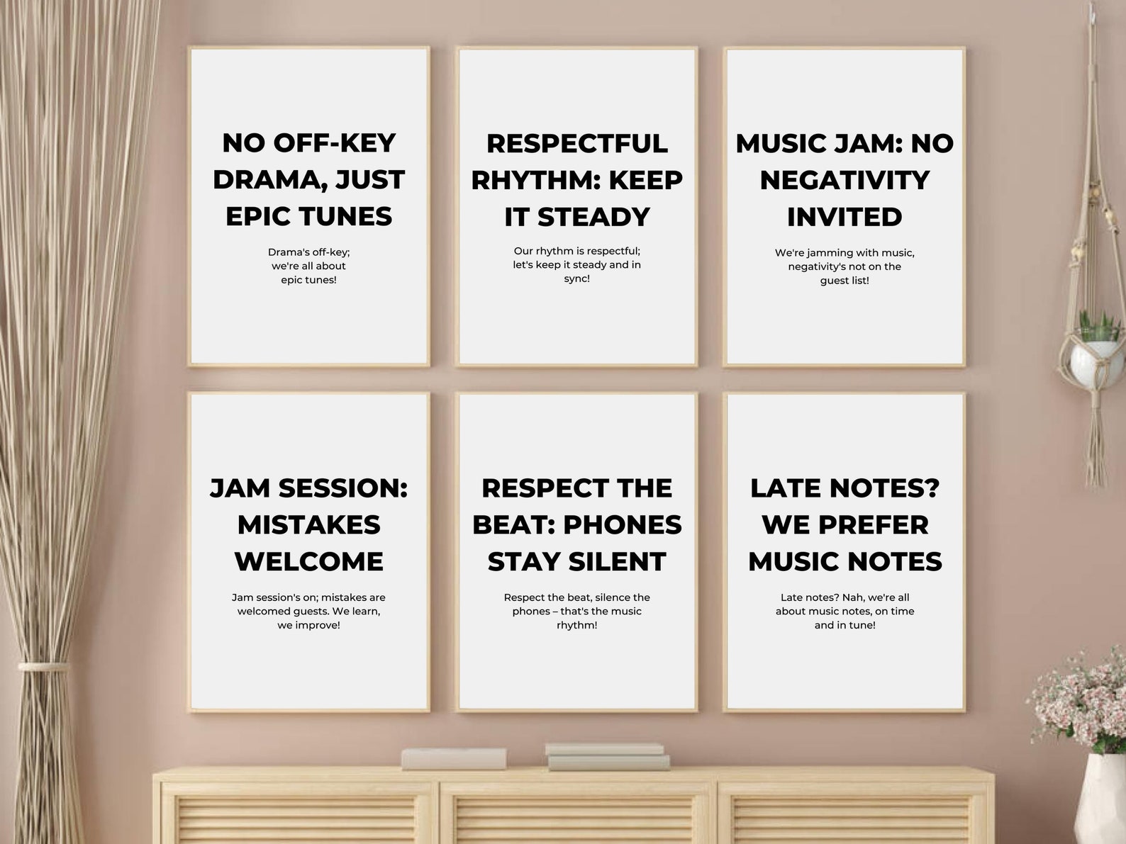 Funny Music Classroom Decor, Printable Music Class Wall Art, Music ...