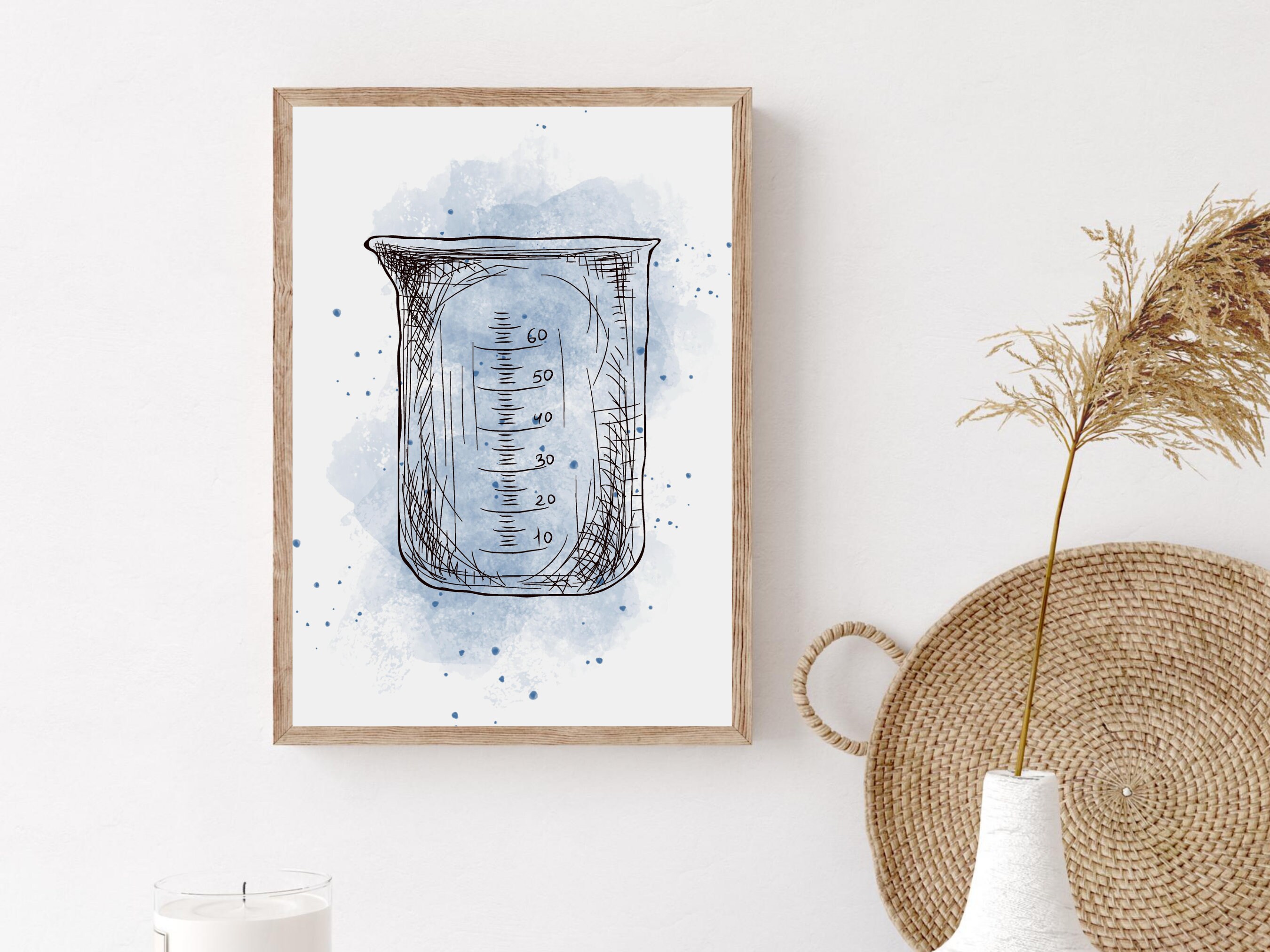 Science Class Decor, Science Poster Set of 6, Laboratory Wall Art ...