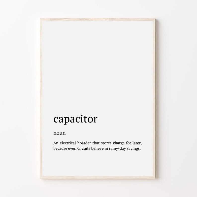 Funny Electrical Engineer Definition Prints, Set of 6 (digital Download ...