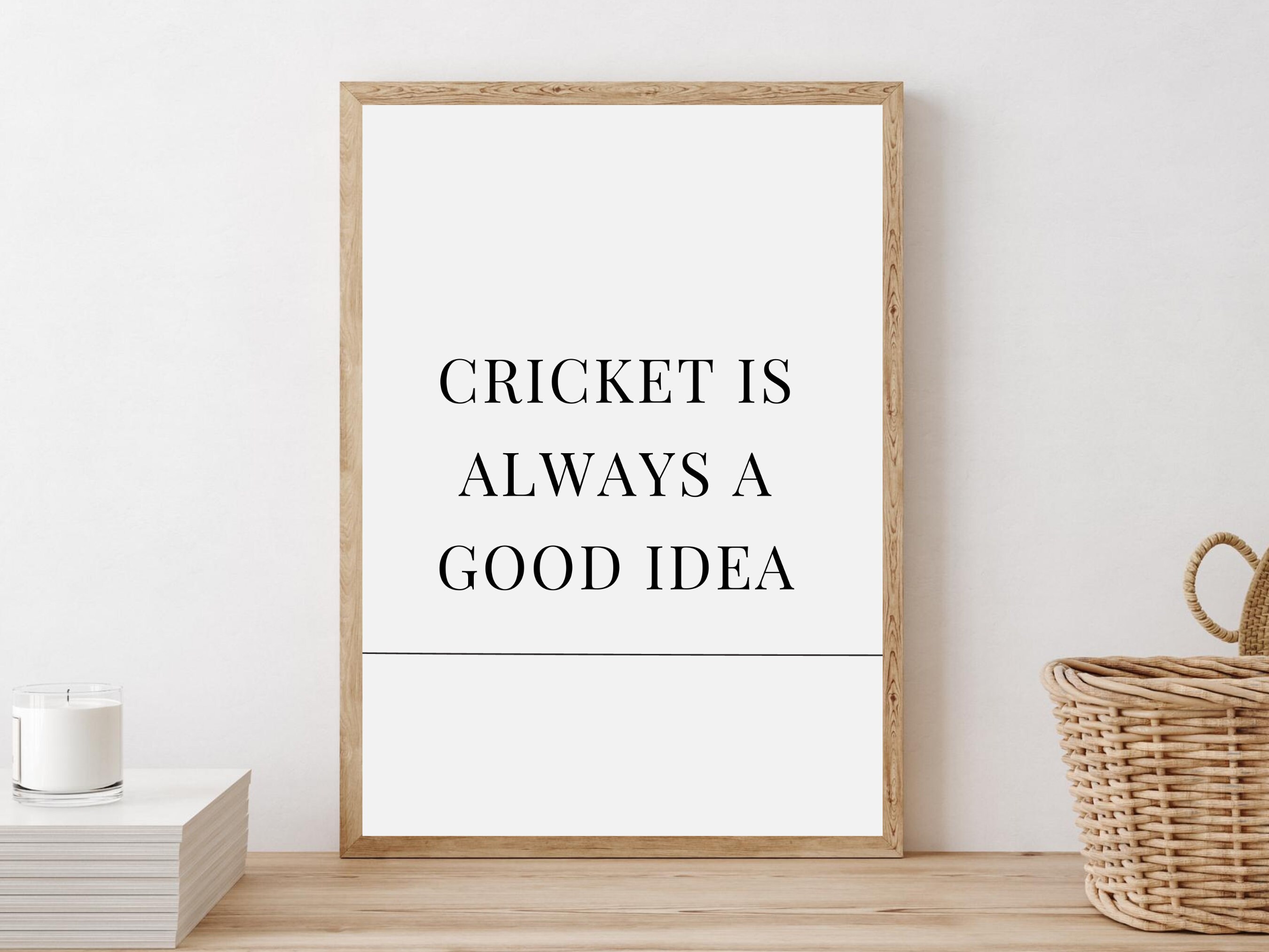 Cricket Poster Set of 3, Minimalist Cricket Wall Art, Cricket Print ...