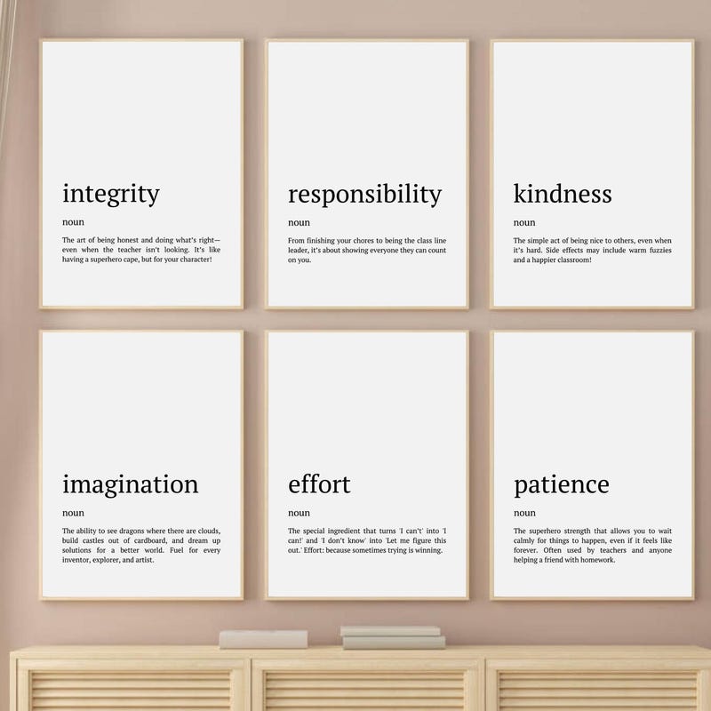Integrity Poster - Etsy