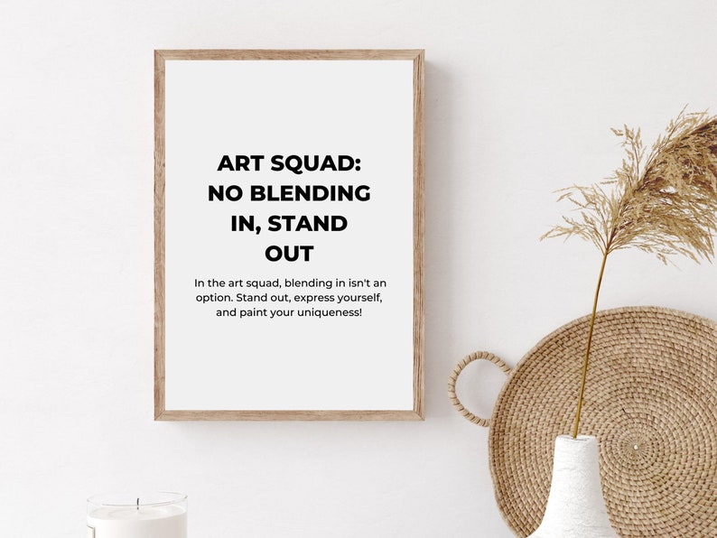 Funny Art Classroom Decor, Printable Art Class Posters, Art Class Rules ...
