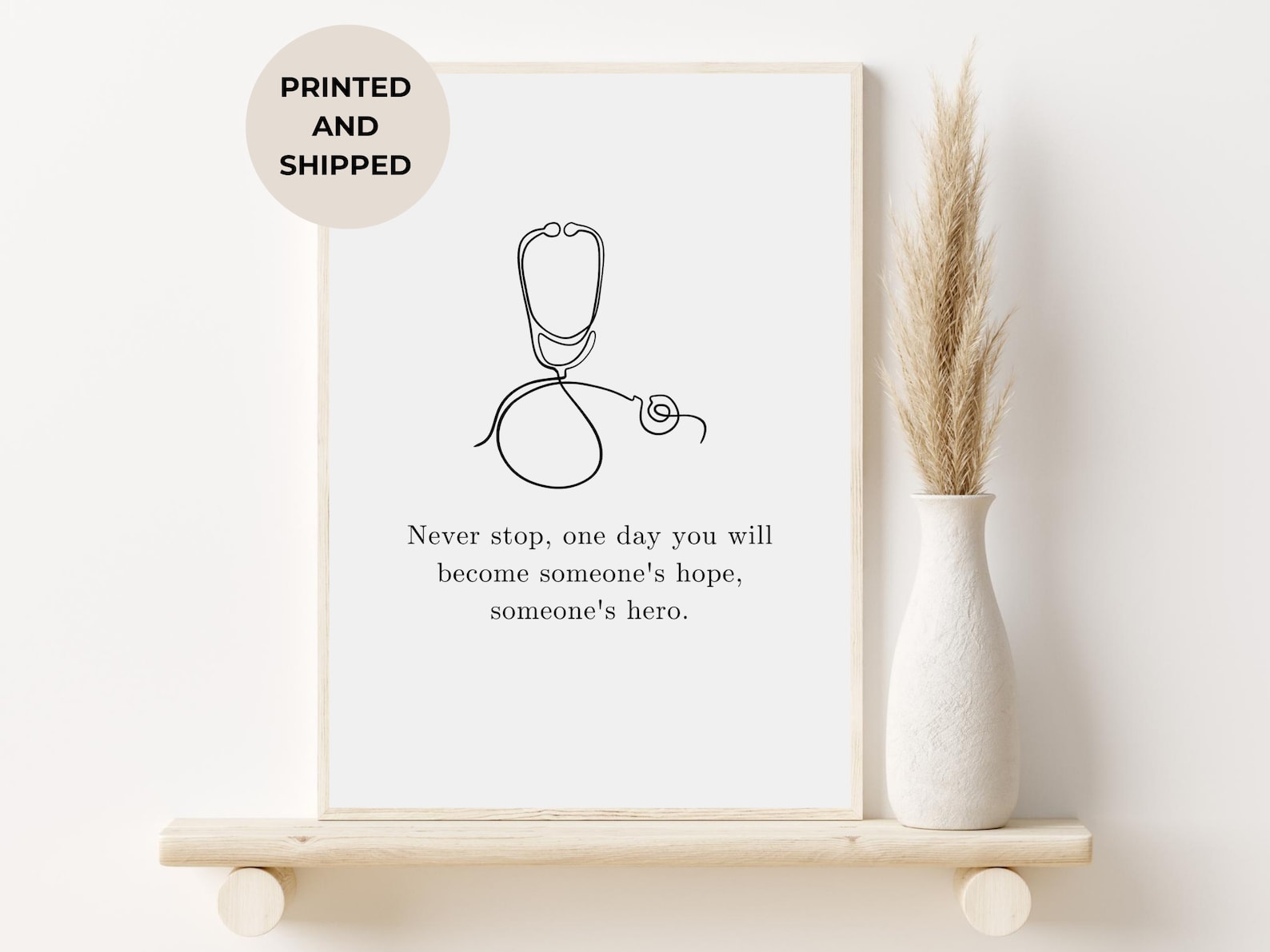 Medical Student Motivational Quote Print, Doctor Office Wall Art - Etsy
