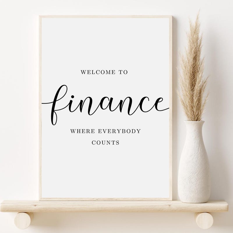 Finance Decor - Etsy