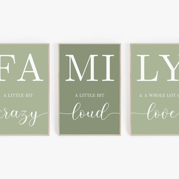 Crazy Family Quote - Etsy