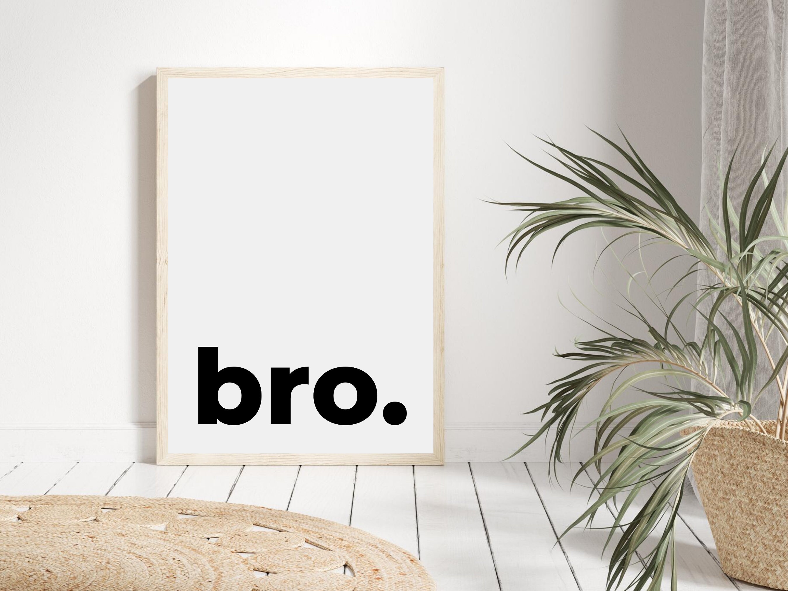 Bro Wall Art, Bro Poster, Boys Room Printable, Bro Print for Boys ...
