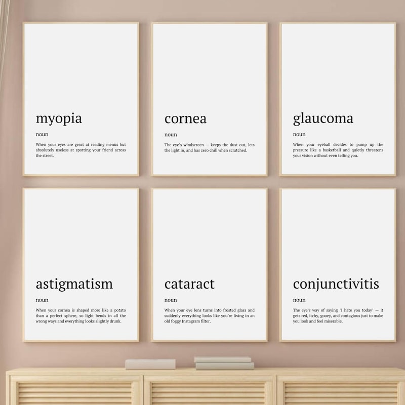 Ophthalmology Art Poster - Etsy