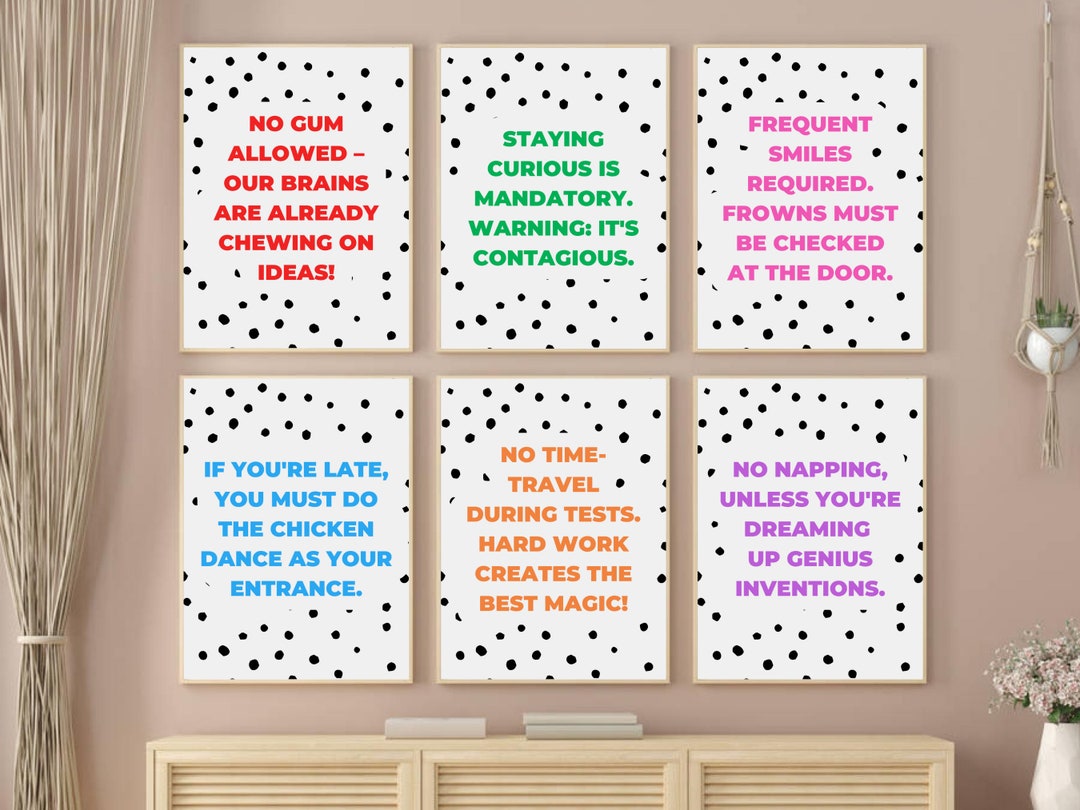 Classroom Decor Bundle, Printable Classroom Posters, Elementary School ...