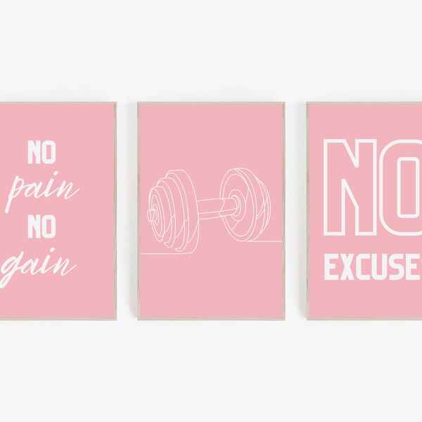 Printable Gym Decor - Etsy