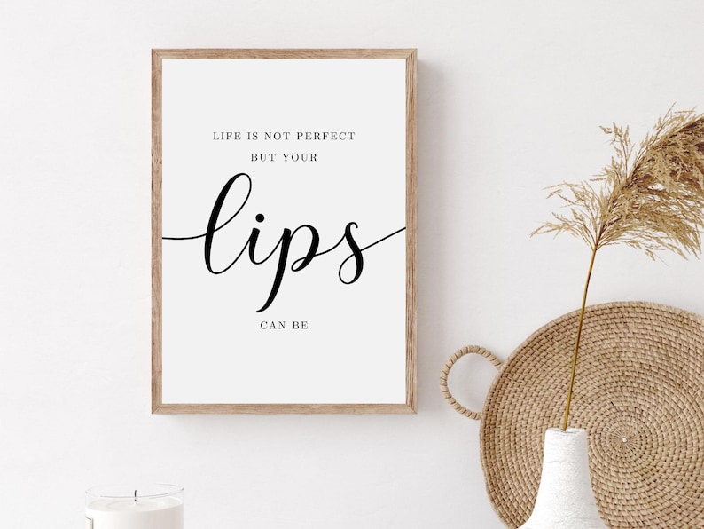 Funny Lip Filler Quote Wall Art, Lip Botox Print, Hyaluronic Acid, Skin ...