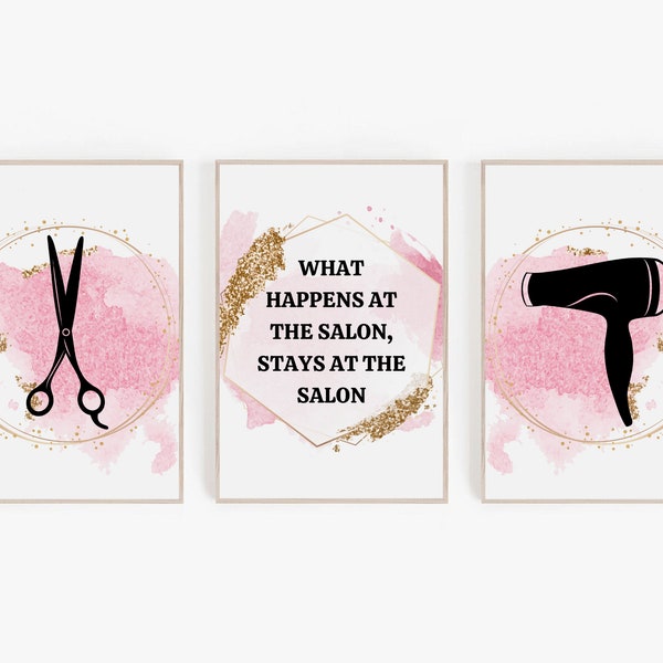 Salon Artwork - Etsy