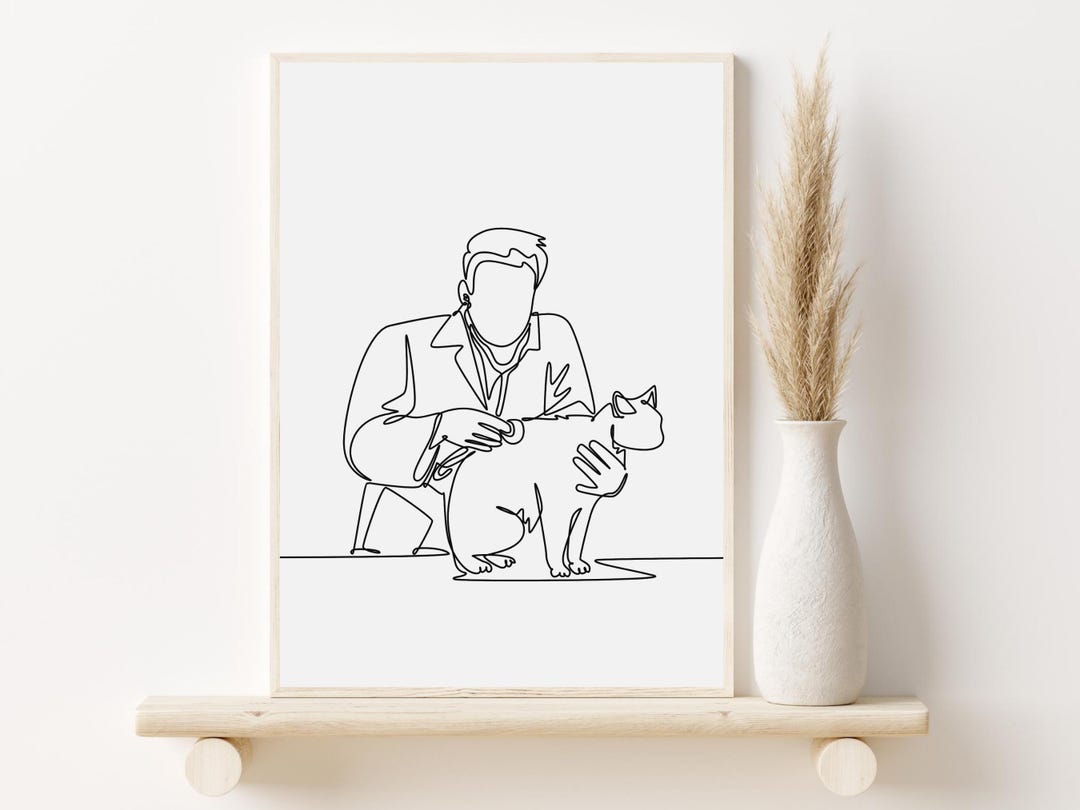 Veterinarian Wall Print, Printable Veterinary Wall Print, Veterinarian ...