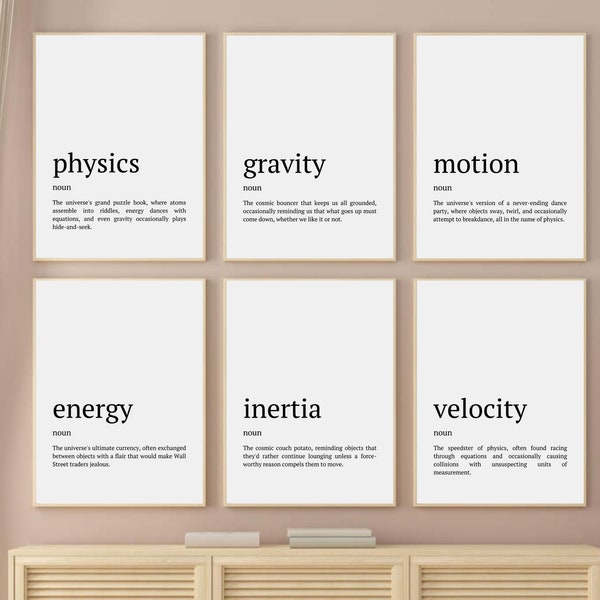 Physics Art - Etsy
