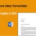 Letter Template - Simple Letter and Cover Letter Template for Word in ...