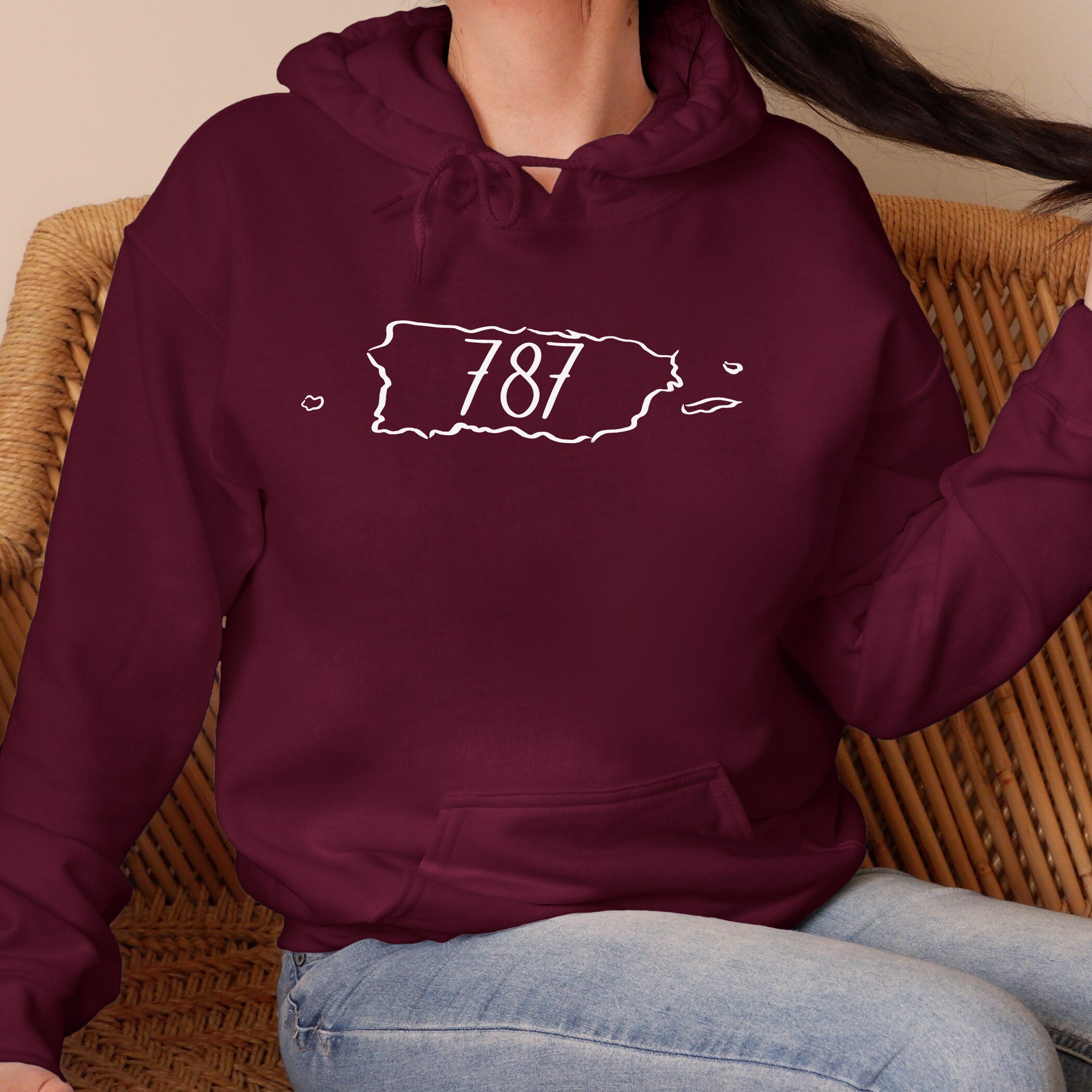 787 Puerto Rico Silhouette Puerto Rico Hoodie Puerto Rican Gift Jacket ...