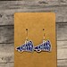 Cheer Megaphone Earrings Cheerleader Earrings Cheer Mom - Etsy