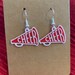 Cheer Megaphone Earrings Cheerleader Earrings Cheer Mom - Etsy