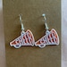 Cheer Megaphone Earrings Cheerleader Earrings Cheer Mom - Etsy