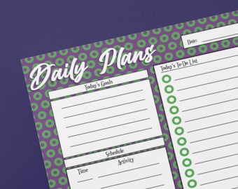 Phish Donut Monthly Planner Printable V2 - Etsy