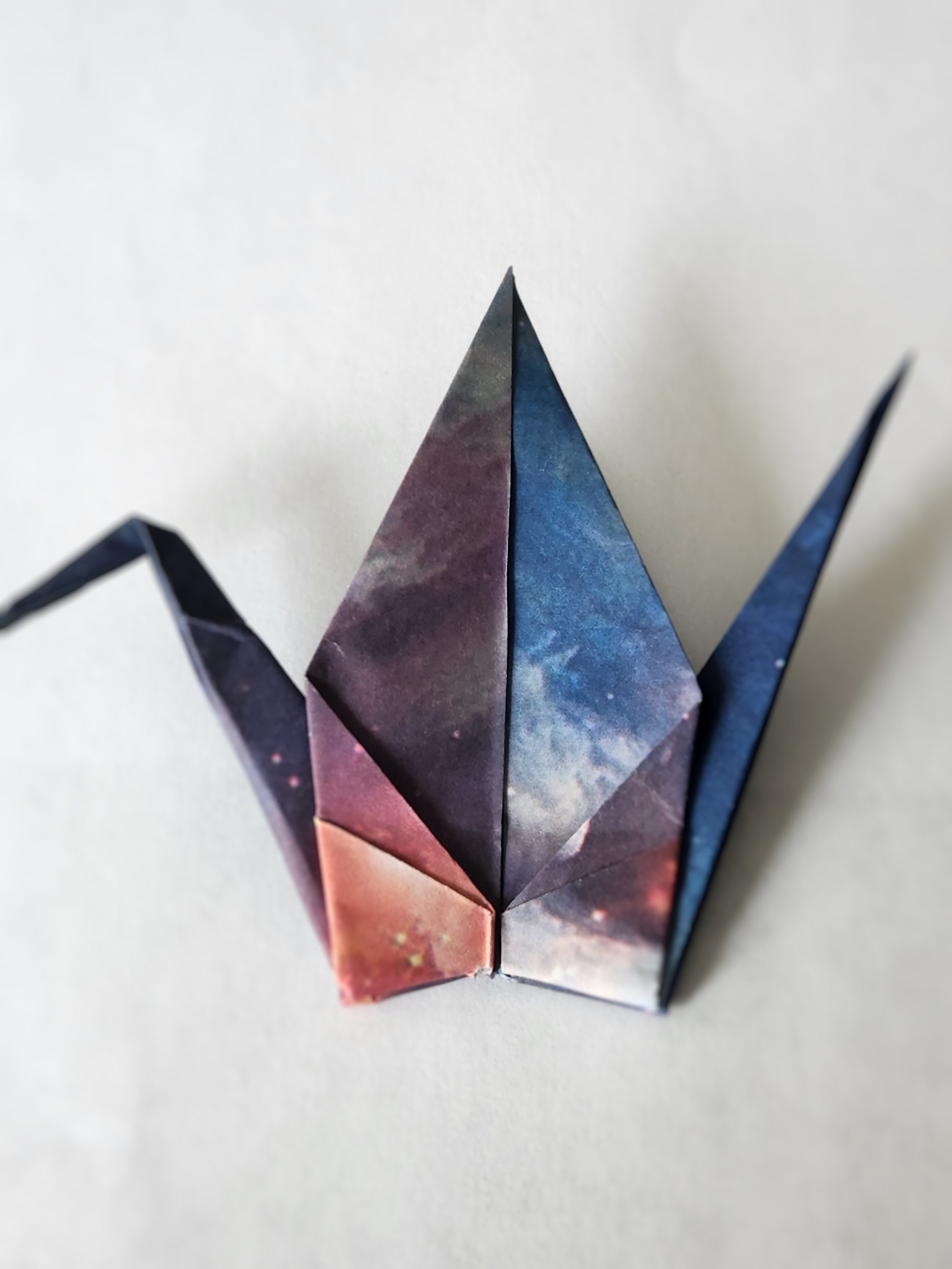 5 Piece Space Themed Origami Crane - Etsy