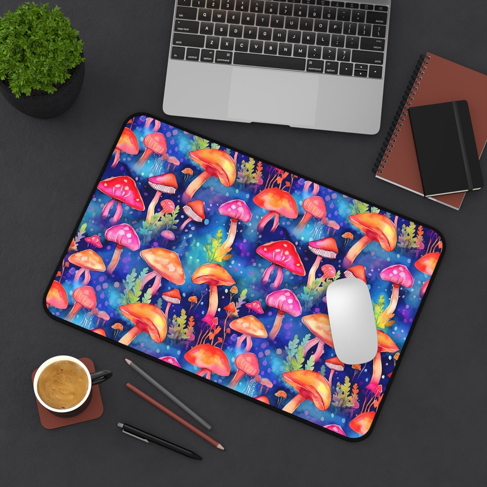 Mushroom Desk Mat, Gaming Desk Mat, Cute Desk Mat, Desk Mat Aesthetic ...