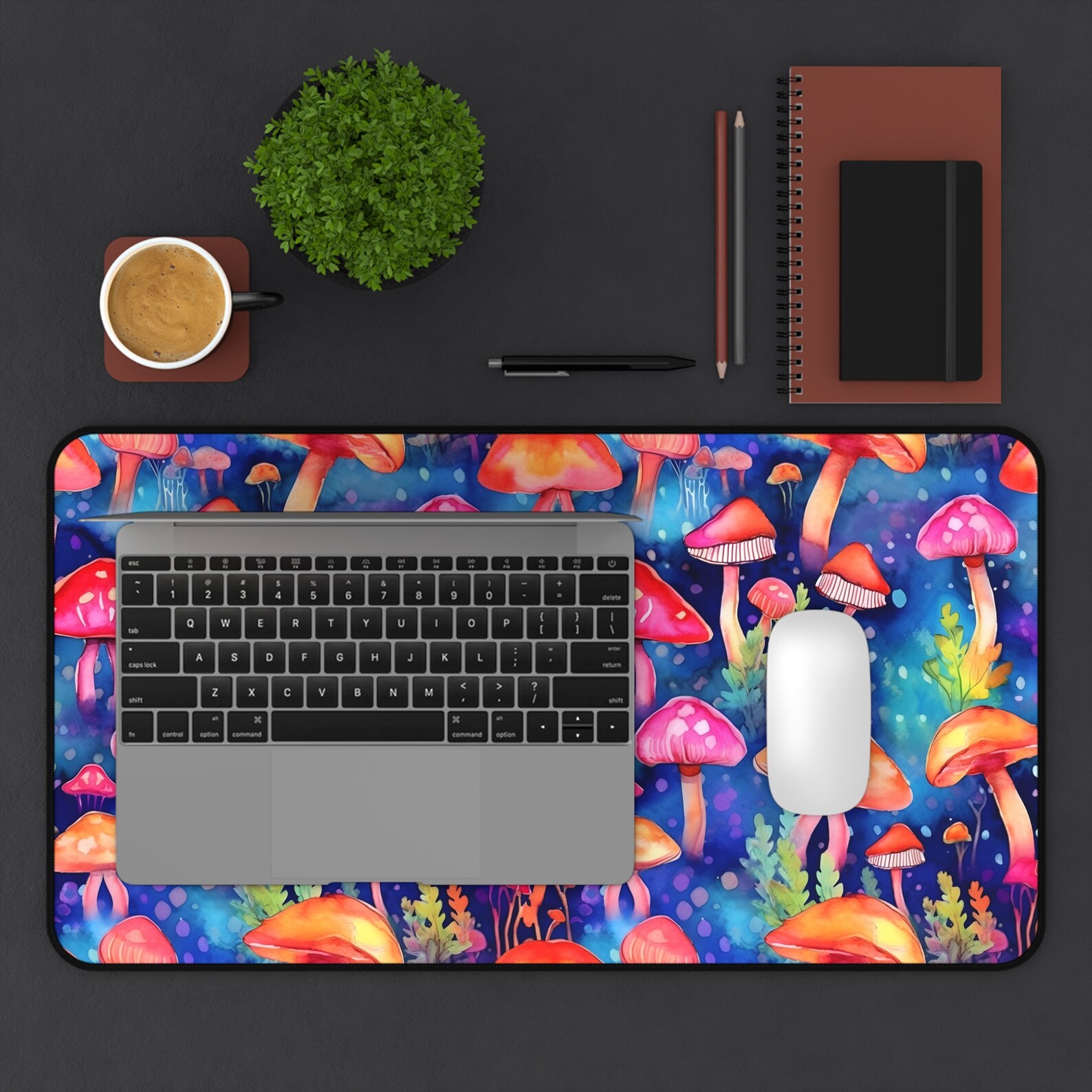 Mushroom Desk Mat, Gaming Desk Mat, Cute Desk Mat, Desk Mat Aesthetic ...