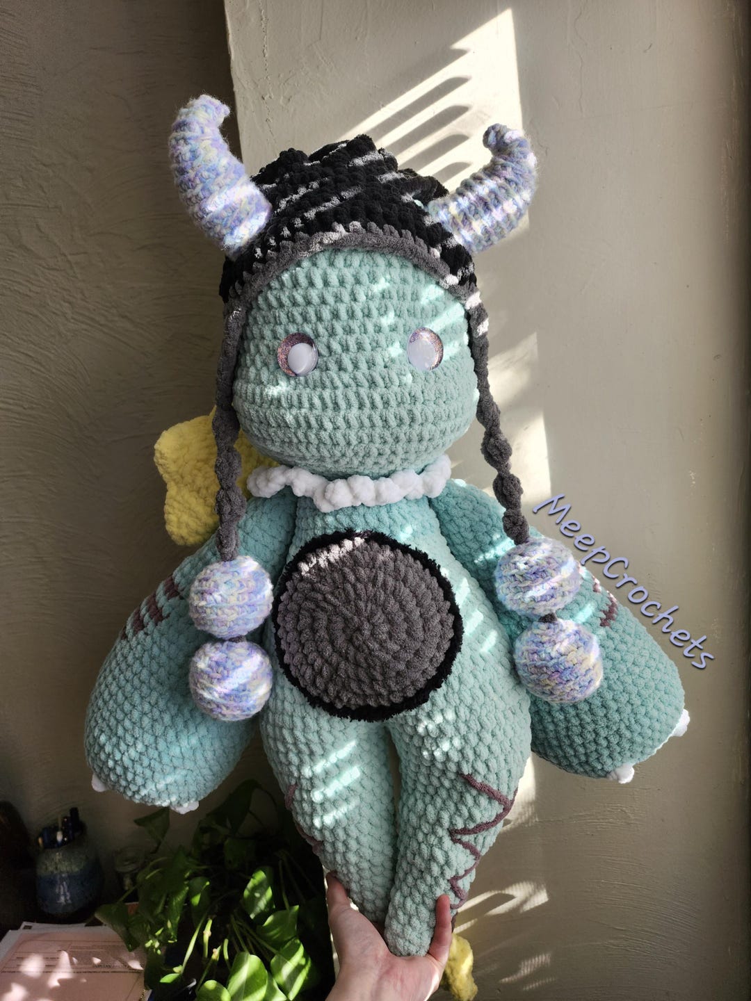 Seafoam Monster Plush - Etsy