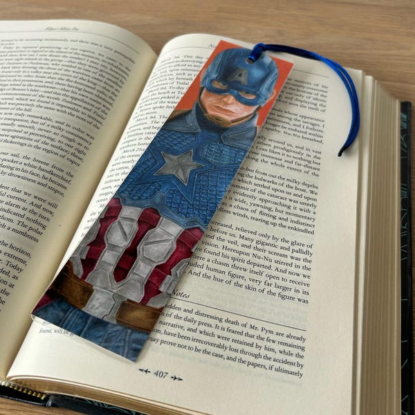 Avengers Bookmark - Etsy