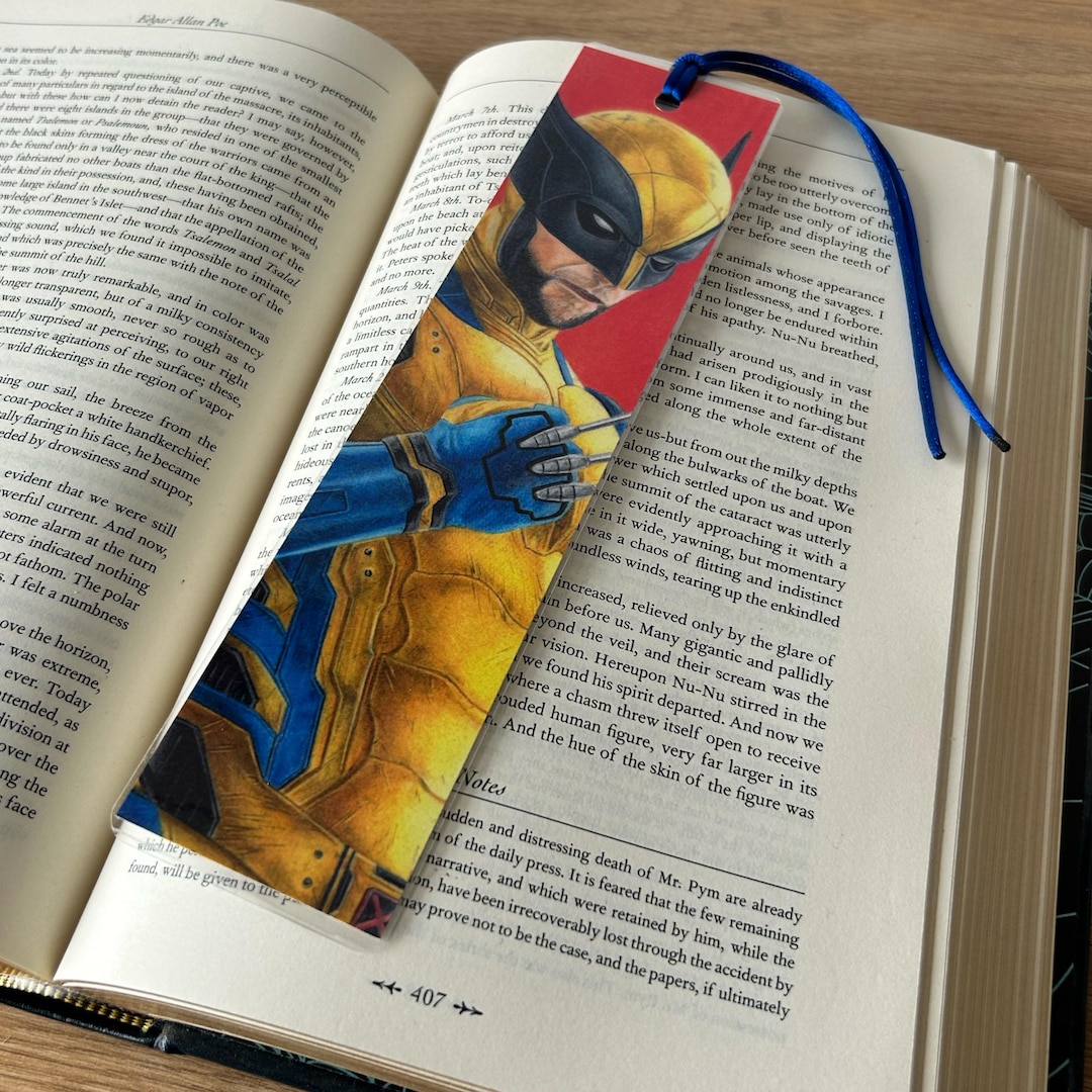 Wolverine (deadpool and Wolverine, 2024) Hand Drawn Bookmark - Etsy UK